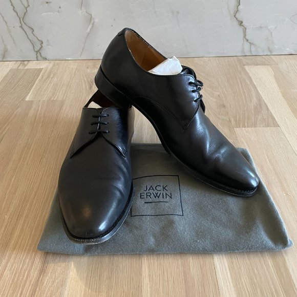 Jack Erwin | Shoes | Jack Erwin Mens Plain Toe Leather Dress Shoes ...